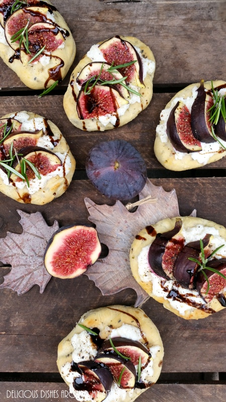 Fladenbrot aus dem Ofen mit Ziegenkäse und Feigen – Delicious dishes ...